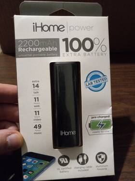 IH-PP1000AG IHOME Power Geaux Charge Mah Battery